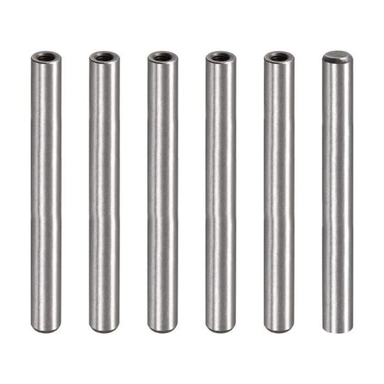 Sourcing Map M6 Interne Filetage Goupille 6pcs 10x110mm Chanfreinage ...