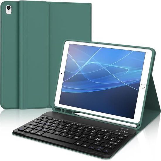 Ipad 9 Génération Coque Clavier, Ipad 10,2" Étui Clavier, Coque Ipad 9 Génération Avec Clavier ...