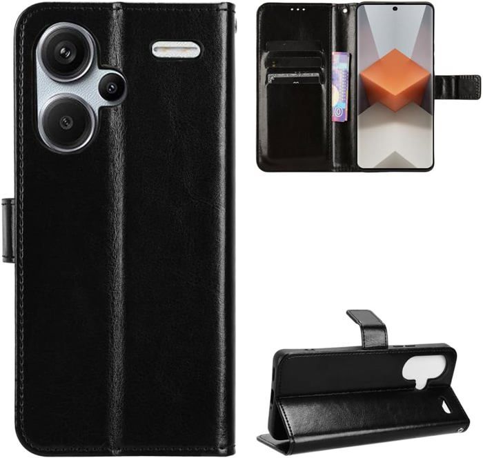 Coque Redmi Note 13 Pro Plus 5G en Cuir PU avec Porte-Carte, Pochette à ...