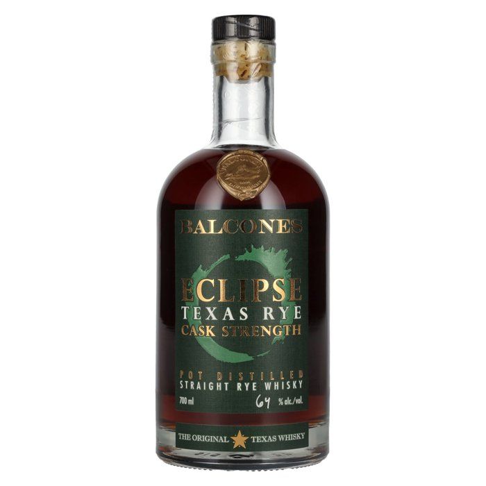 Balcones ECLIPSE TEXAS RYE Cask Strength Rye Whisky 64% Vol. 0,7l - Achat / Vente Balcones ...