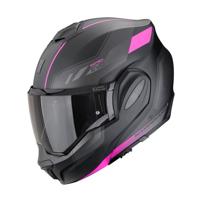 Casque moto modulable Scorpion Exo-Tech Evo Socius - Noir - L (59/60 cm ...