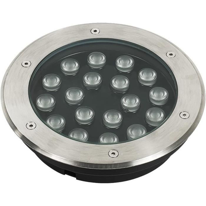 Exterieur Spot Rond Encastrable Au Sol Ip65 Étanche Antirouille Lumière ...