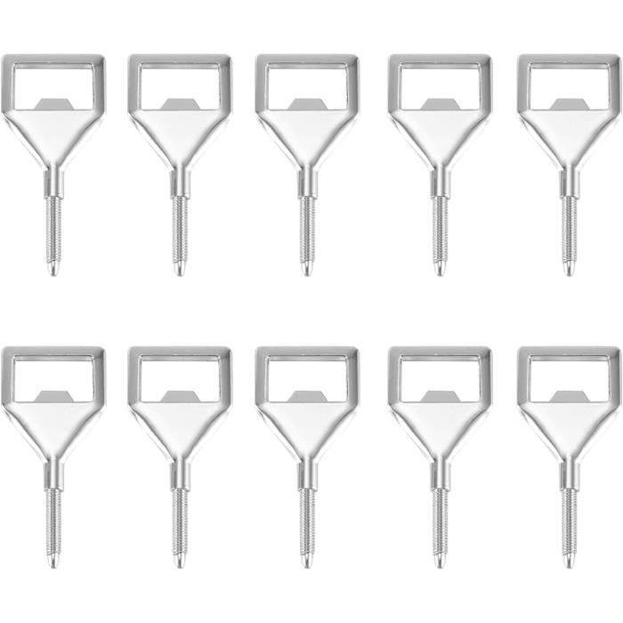 Lot De 10 Ouvre-Bouteilles Flans Ouvre-Bière À Métallique, Kits D ...