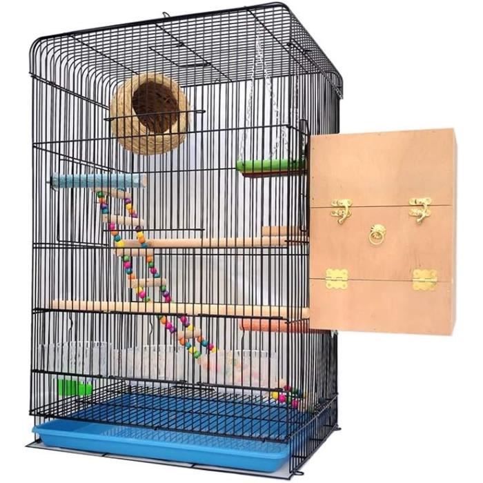 Cage Oiseau Grande Cage Oiseau for Budgie Finch Inséparable Portable ...