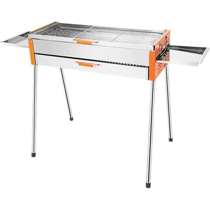 Grand barbecue Grill à charbon de bois extérieur Grill de barbecue ...