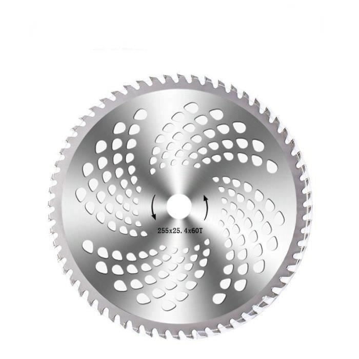 Scie,Tête de lame de tondeuse à gazon 40-60-80 dents, brosse à bois, disque de coupe pour ...