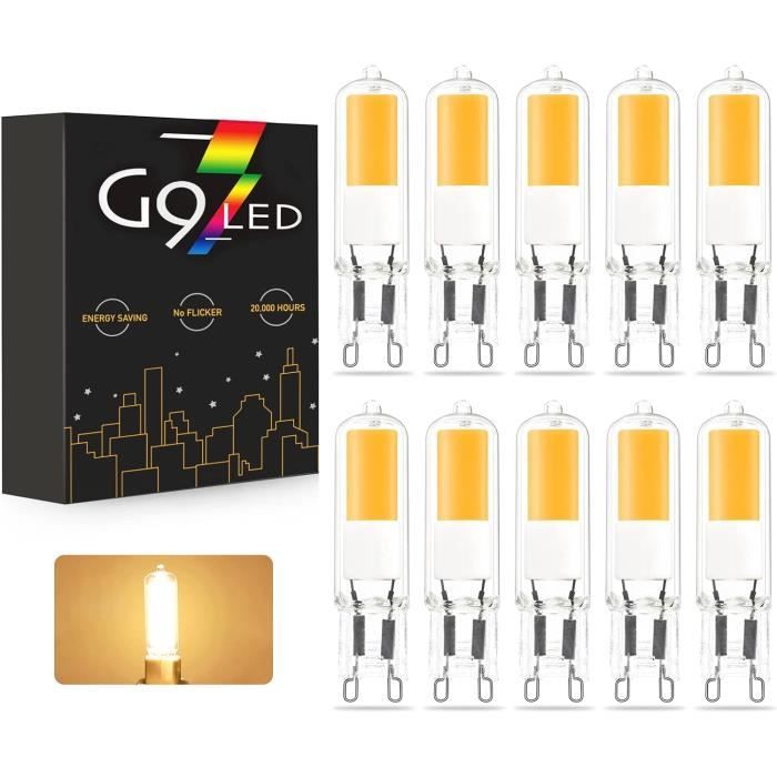 Ampoules Led G9, 3W G9 Led Lampes 270Lm Ac 220-240V, Equivalent 20W 30W G9 Halogène Lampe ...
