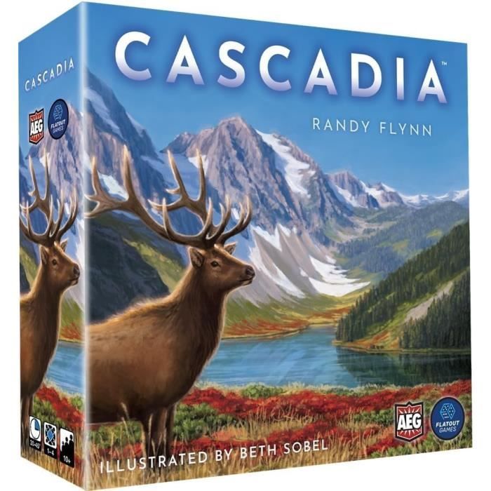 Alderac Entertainment Cascadia Board Game Base Game For 1-4 Players ...