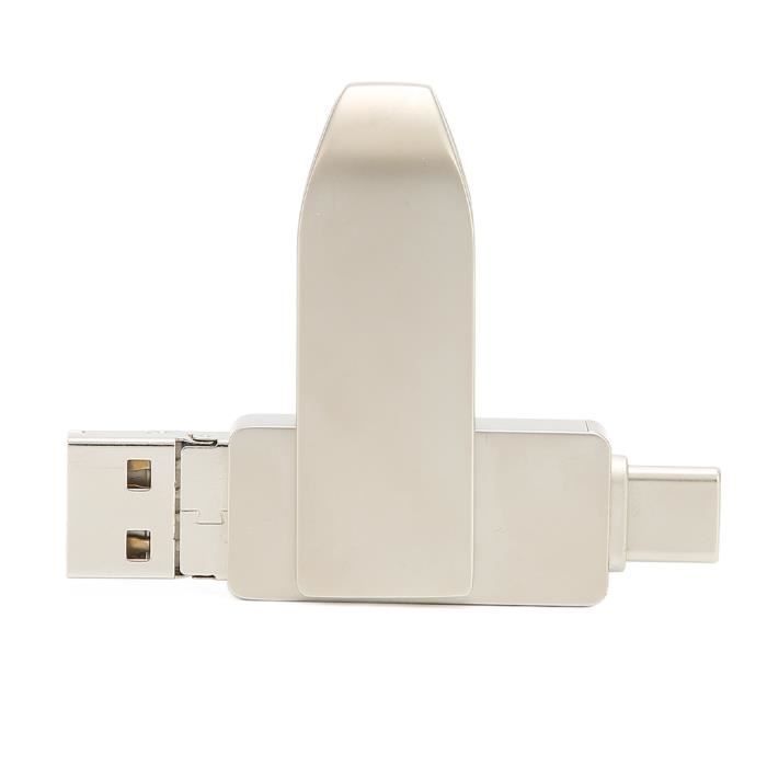 Clé USB OTG CIKONIELF - 256 Go - USB C vers USB A 3.0 - Double ...