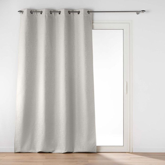 Rideau à oeillets isolant thermique 140 x 260 cm jacquard Polarine ...
