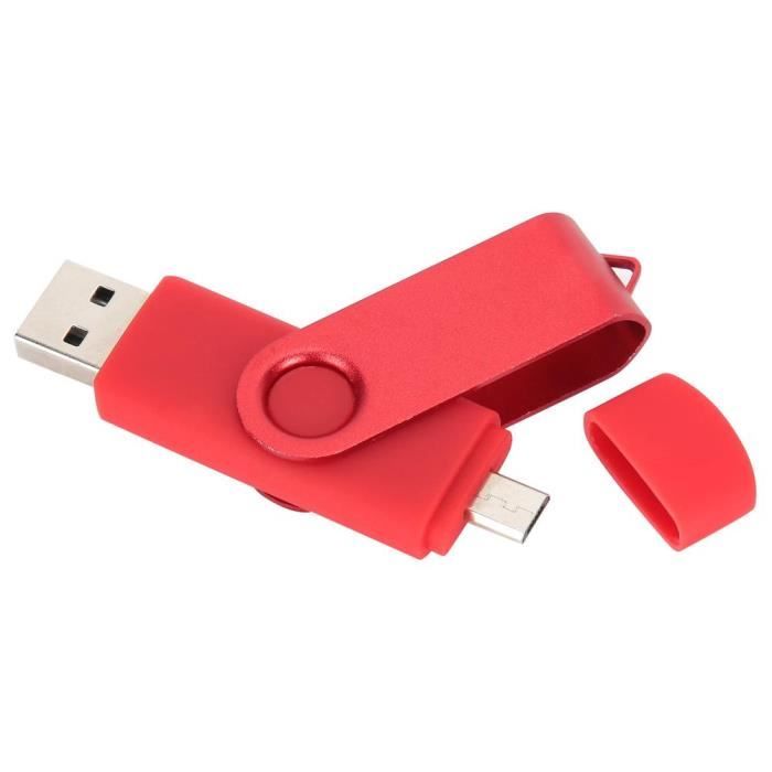 EJ.life lecteur USB 2.0 Clé USB Micro USB 2 en 1 U Stick USB2.0 OTG U ...
