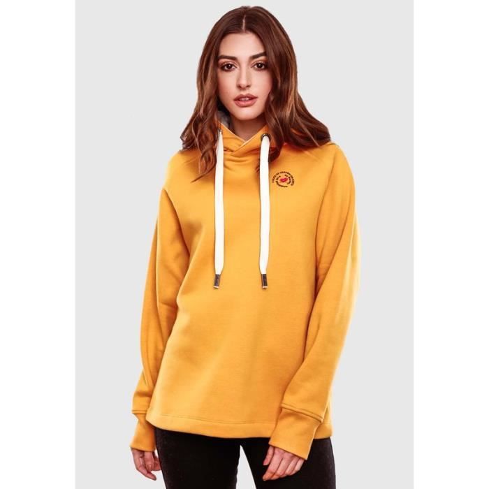 Pull à capuche femme Marikoo Airii Jaune: M Jaune - Cdiscount Prêt-à-Porter