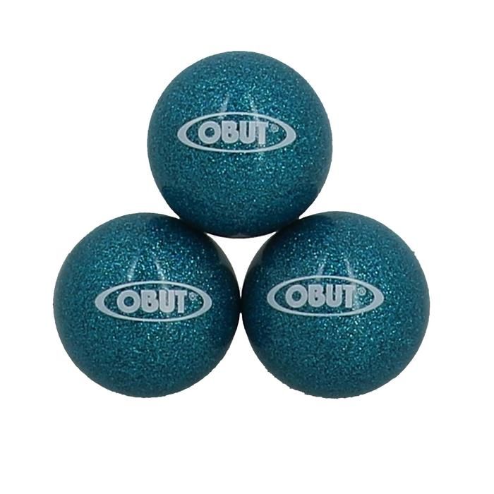 Boules de pétanque 3 boules bleues pail indoor/outdoor - Obut ...