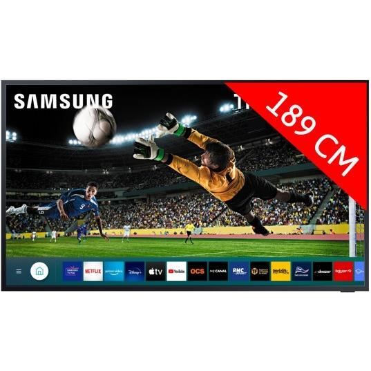 SAMSUNG TV QLED 4K 189 cm TQ75LST7 The Terrace 75'' 4K UHD 2023 - Cdiscount TV Son Photo