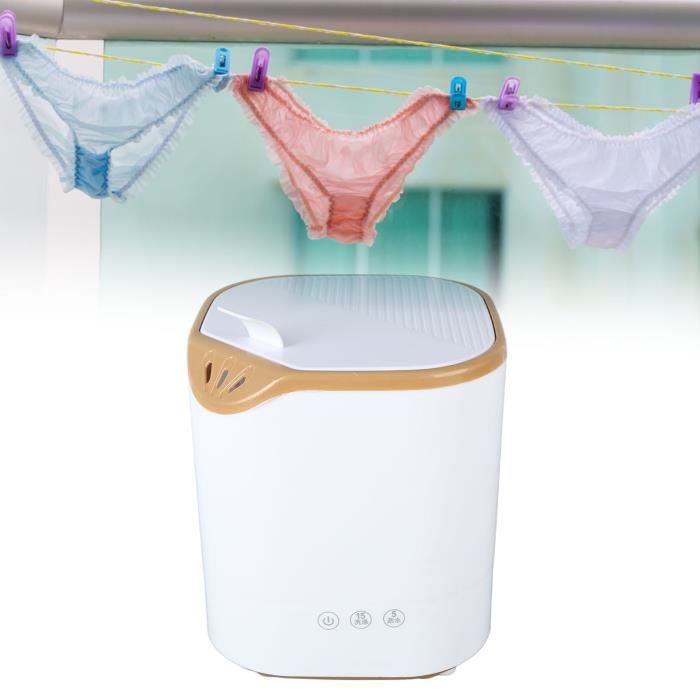 TMISHION Mini lave-linge Machine à Laver Portable, 30W 4L Mini Machine à Laver Compacte à Cuve ...