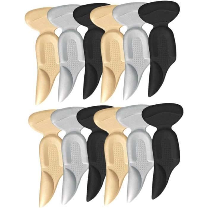 6 Paires Anti Chute Talon Autocollant Sofsole Inserts De Chaussures ...