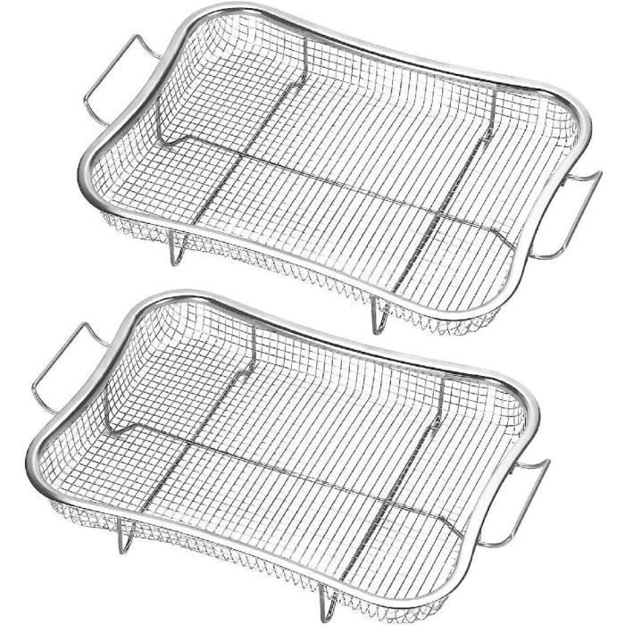 Panier Pour Friteuse À Air Pour Le Four En Acier Inoxydable - Panier De Cuisson - Panier De ...