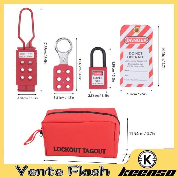 VBESTLIFE Kit de consignation et de consignation Kit de Verrouillage ...