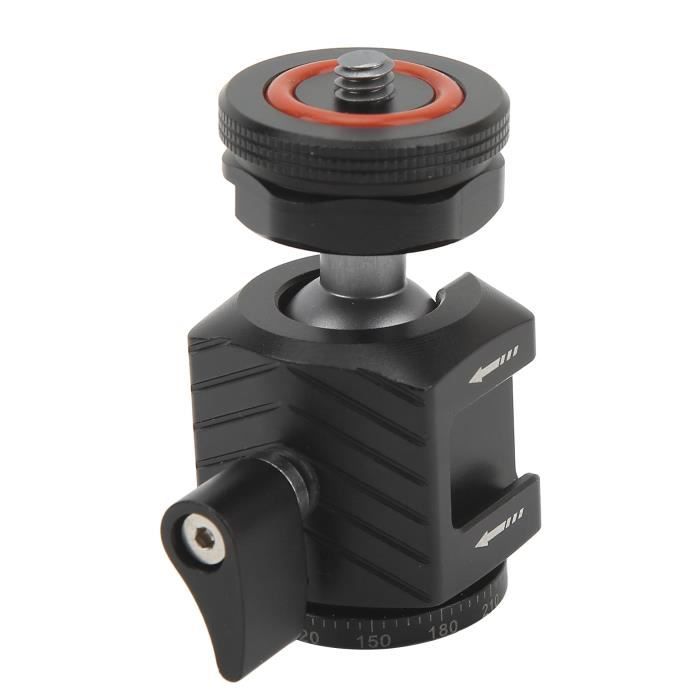 VBESTLIFE rotule rotative Mini tête de trépied avec adaptateur de ...