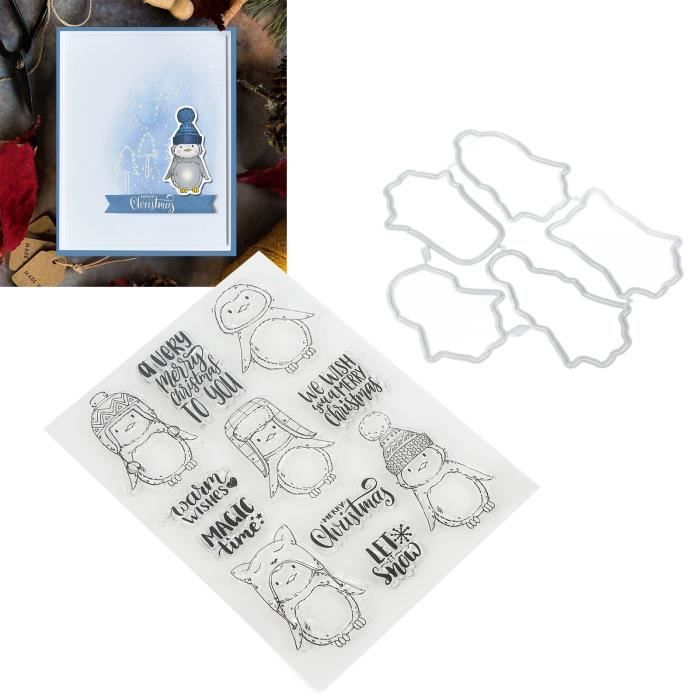 VINGVO tampons de scrapbooking Tampons transparents Matériau sain ...