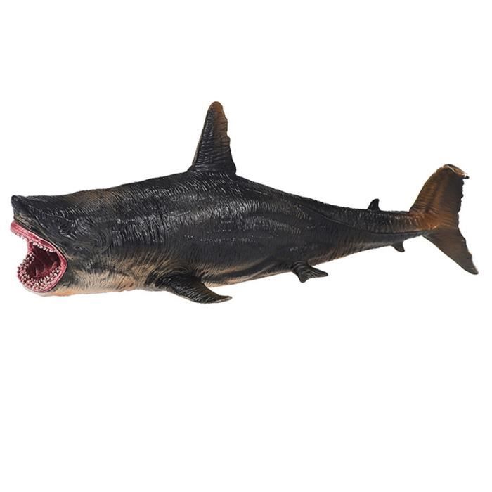 Artificial Megalodon Figurine Simulation Wildlife Model Desktop ...