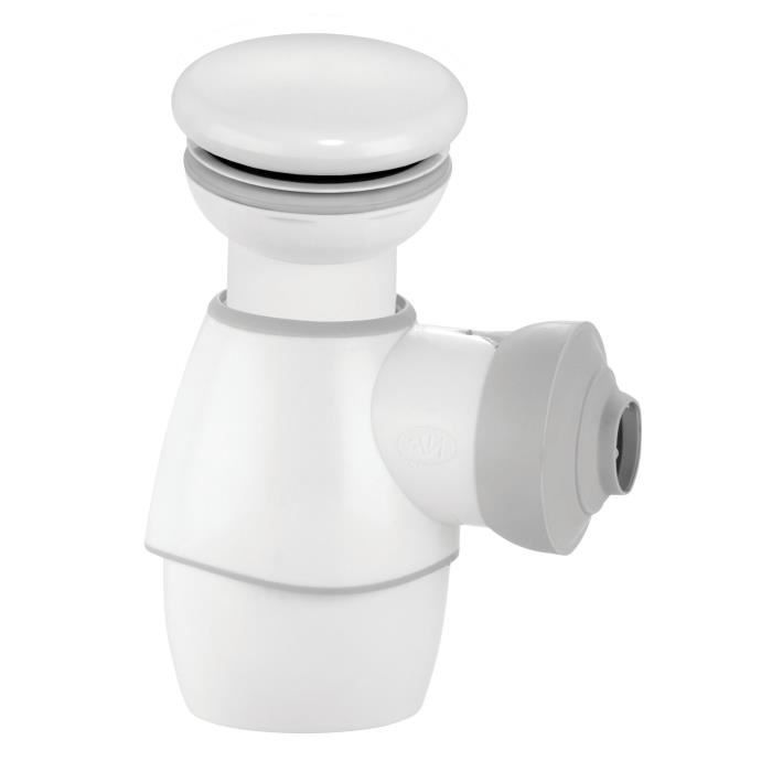 WIRQUIN Ensemble tout en 1 Universel Quick-Clac - Galet blanc - Lavabo ...