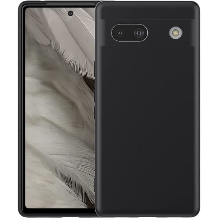 Coque Google Pixel 7a 5G Souple noire flexible en Gel TPU Antichoc ...