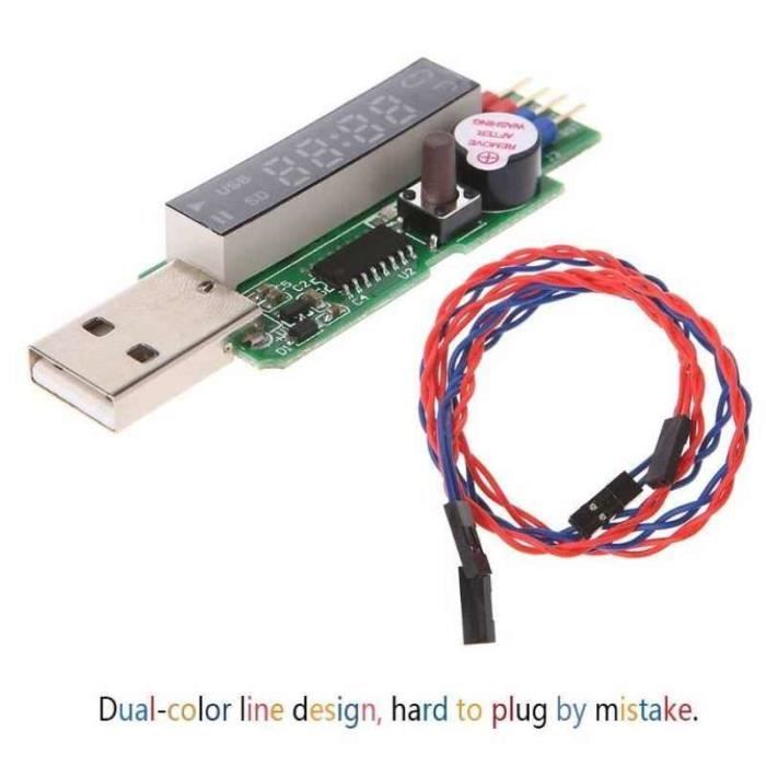 CS-06996-carte USB V9.0 pour ordinateur. écran bleu. redémarrage ...