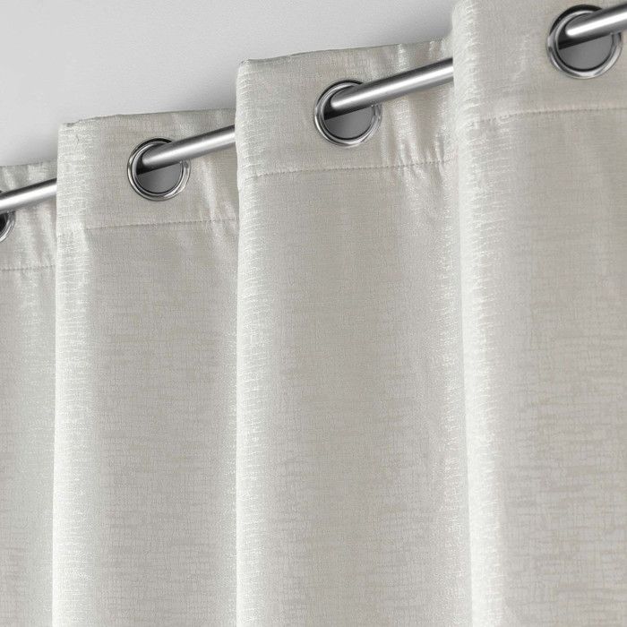Rideau à oeillets isolant thermique 140 x 260 cm jacquard Polarine ...