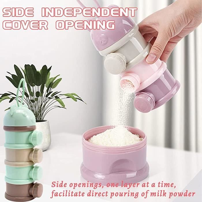 Doseur de Lait Bebe Doseur Lait en Poudre Bebe Boite Doseuse Dosette ...