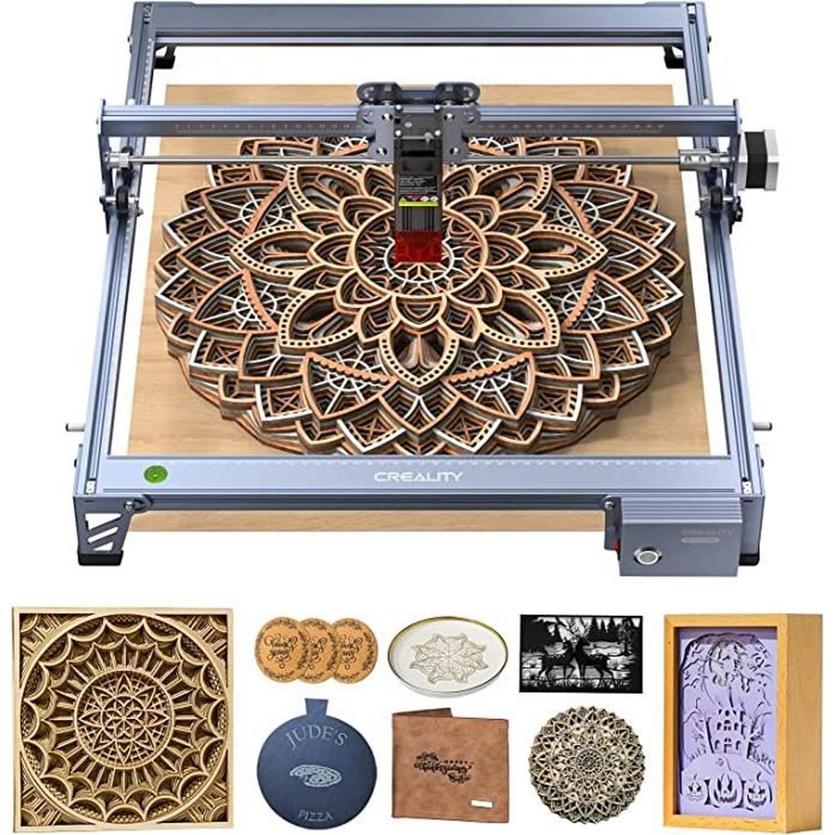 Creality Falcon Graveur laser 10W, gravure et découpe pour métal et 18 ...