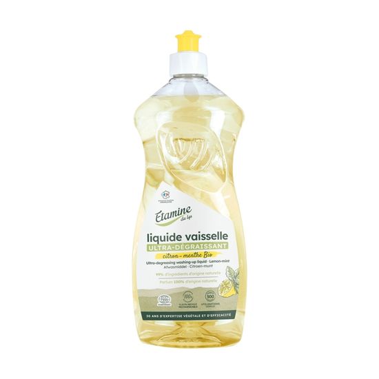 Étamine du Lys Liquide Vaisselle Citron Menthe Bio 1L - Cdiscount Electroménager