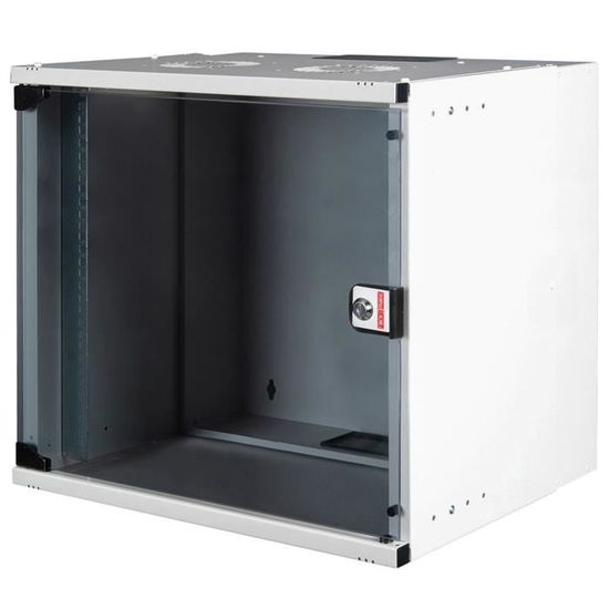 RackMatic Armoire Rack murale 19" 12U blanc 540x400x592mm murale ...