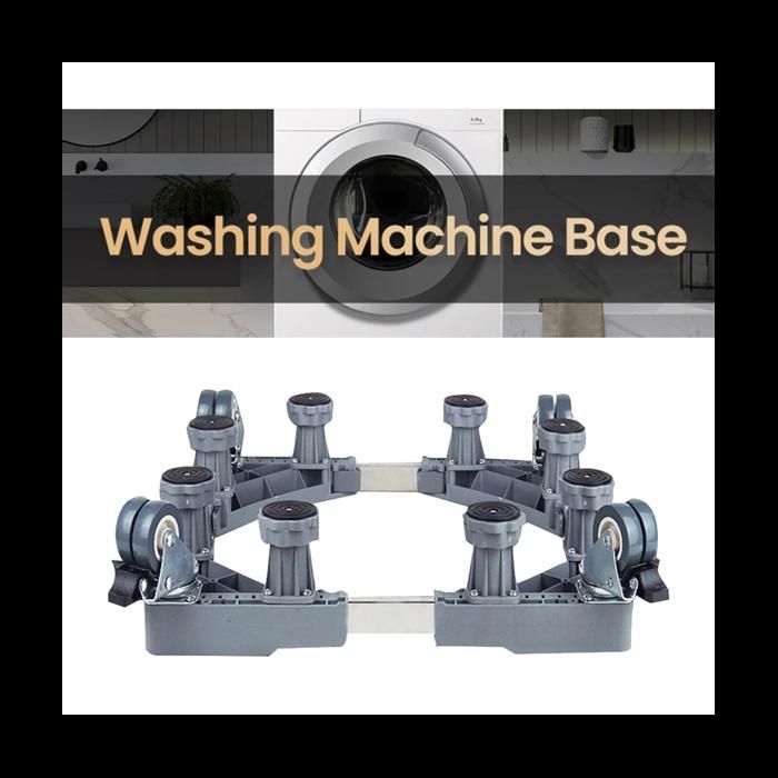 Support pour Machine à Laver Base Anti-Vibrateur RéGlable à 4 Roues ...