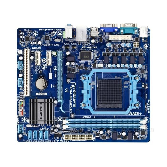 Carte mère GIGABYTE GA-M68MT-S2P NVIDIA GeForce 7025/nForce 630a Socket ...