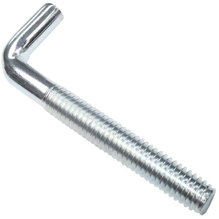 AERZETIX - Lot de 10 - M6x50mm - Crochet en L gond à vis - filetage ...