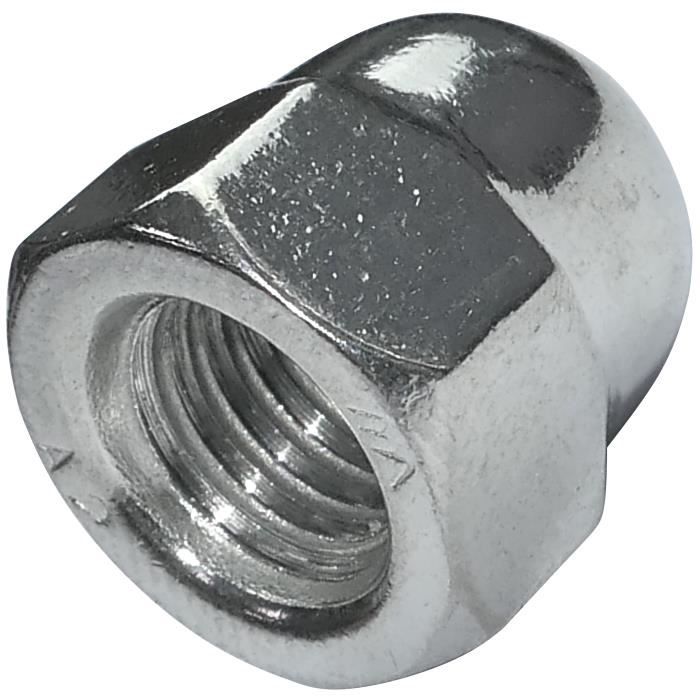 AERZETIX - Lot de 50 - Écrou borgne hexagonal à tête bombée creuse ...