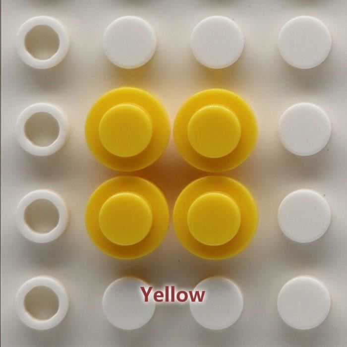 Jaune-Blocs De Construction À Assembler Soi-même, 500 Pièces, 1x1 ...