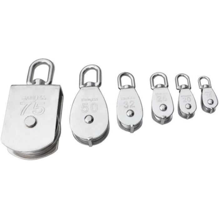 Poulie 20Mm Galet 20Mm Poulie Simple Poulie Simple Inox[u740 ...