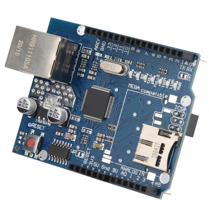 SAL carte d'extension réseau Module de Carte D'extension DIY pour Lecteur de Carte W5100, Module ...