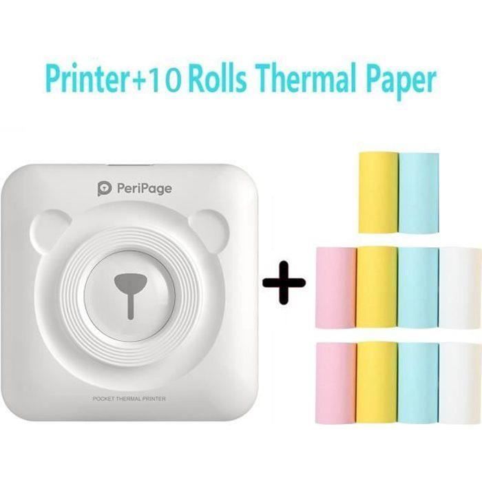 Star-Mini imprimante thermique Peripage Bluetooth portable avec 10 ...