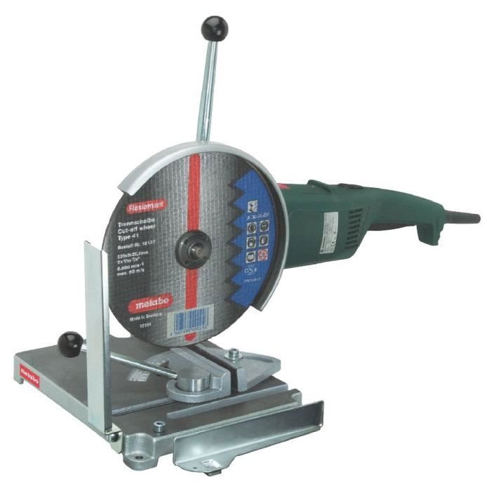 Metabo Support de tronçonnage pendulaire, pour meuleuse d'angle de 180 ...