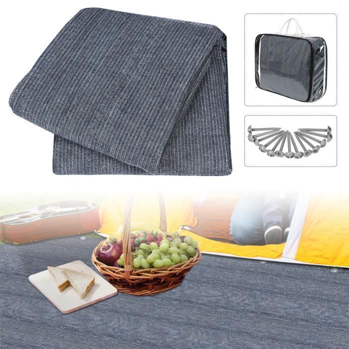 NAIZY HDPE Tapis pour auvent - Avec clous et trous et sac- 300x600cm ...