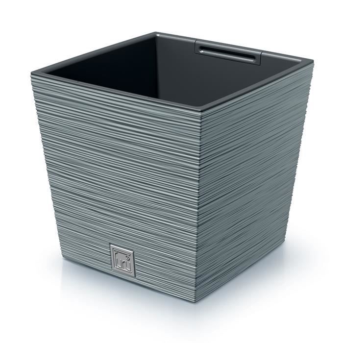 Jardiniere Prosperplast Furu Square Low Pot avec insert DFS300-422U ...
