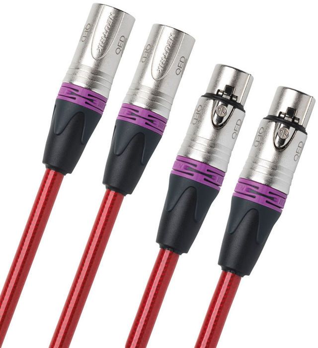 Câble XLR - QED - Reference Analogue XLR 40 - 1 m - Cdiscount TV Son Photo