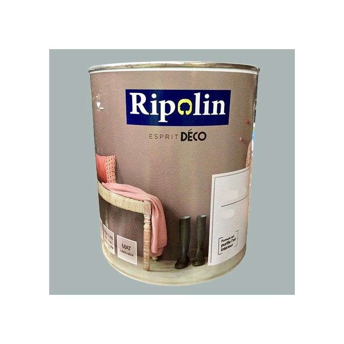 Rip deco toutes pièces mat 1l gris roche - Cdiscount Bricolage
