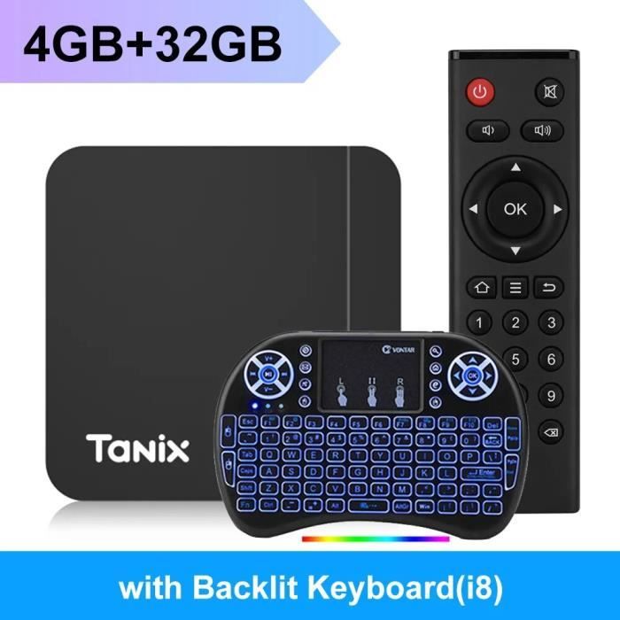Tanix-W2 Smart TV Box,Android 11,Amlogic S905W2,4 Go,64 Go,Support AV1 ...