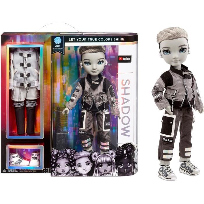 Shadow High Series-Ash Silverstone-Poupée Mannequin En Teinte De Gris ...