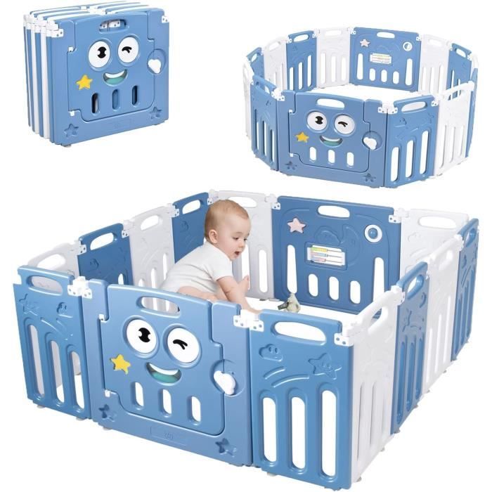 GOPLUS Parc Bébé Pliable pour Enfant 3 Mois à 6 Ans, Parc Bebe ...