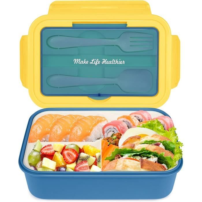 Cooja Lunch Box Enfants avec Compartiments, Bento Lunch Box Adultes ...